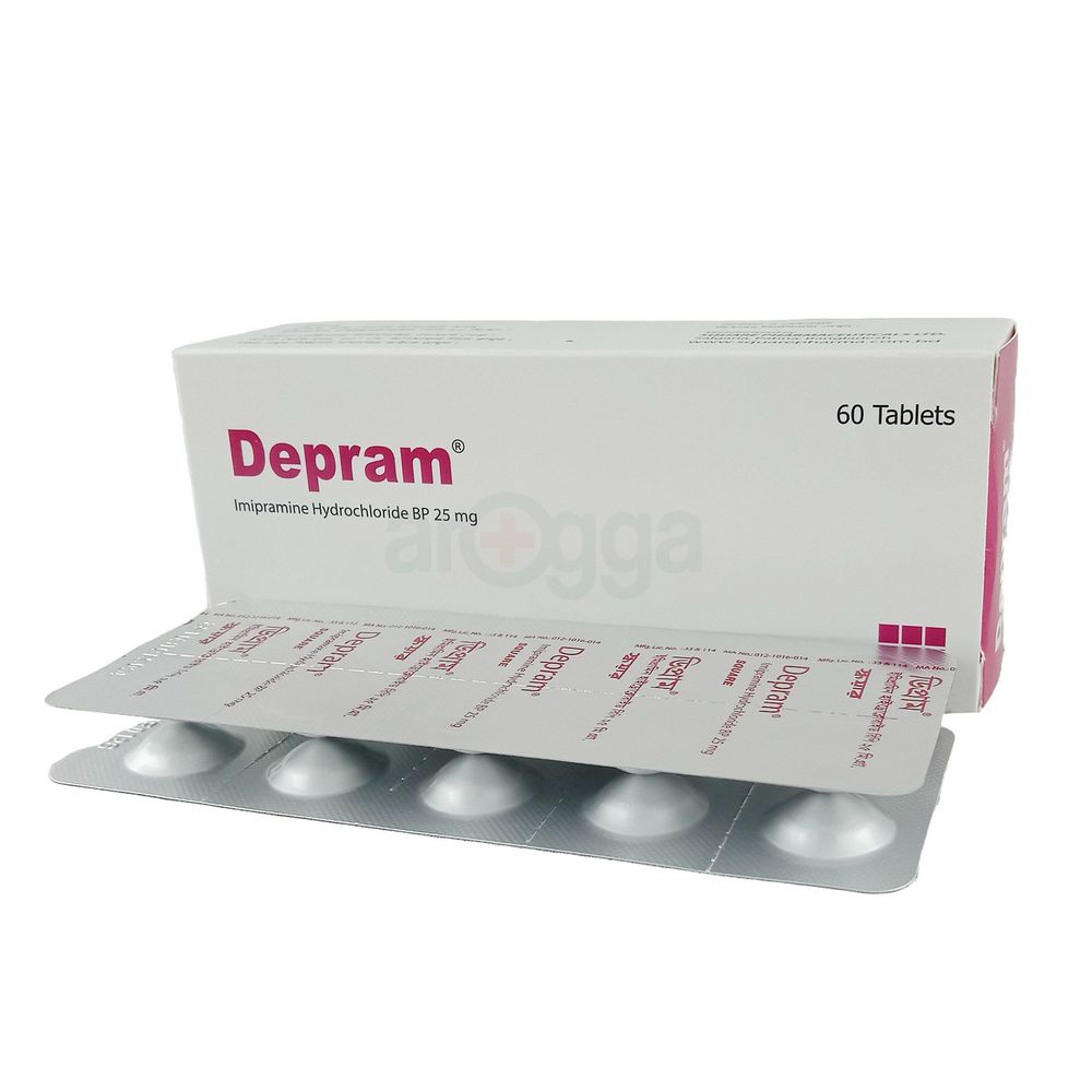 Depram 25mg Tablet - Arogga Online Pharmacy