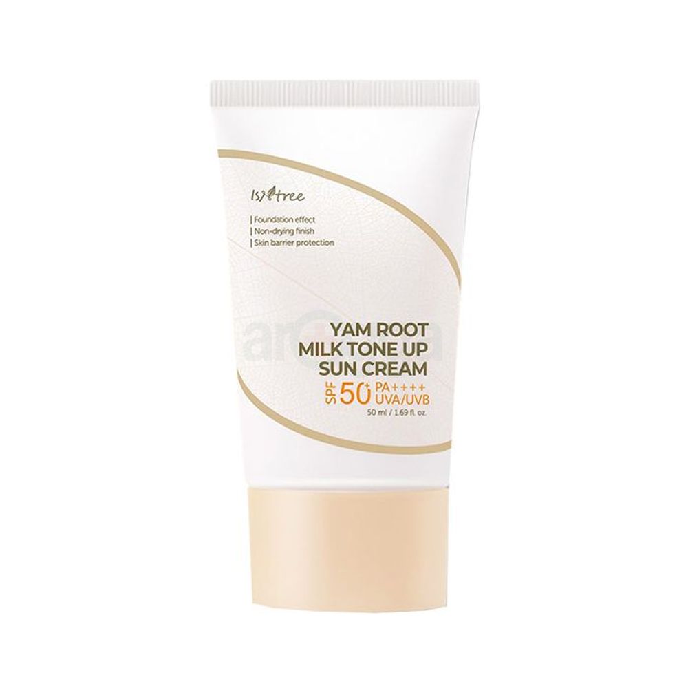 Isntree Yam Root Milk Tone Up Sun Cream SPF 50 PA++++ UVA/UVB - Arogga ...