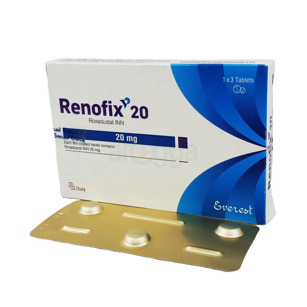 Renofix 20mg Tablet - Arogga Online Pharmacy