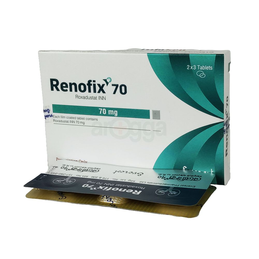 Renofix 70mg Tablet - Arogga Online Pharmacy