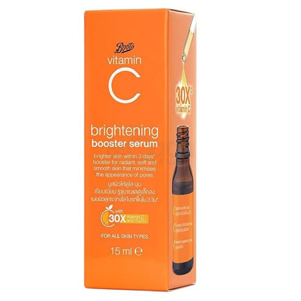 Boots Vitamin C Brightening Booster Serum - Arogga Beauty Store