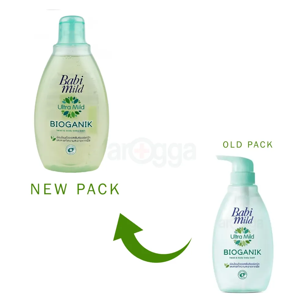 Babi Mild Ultra Mild Bioganik Head and Body Baby Bath Wash 200ml price ...