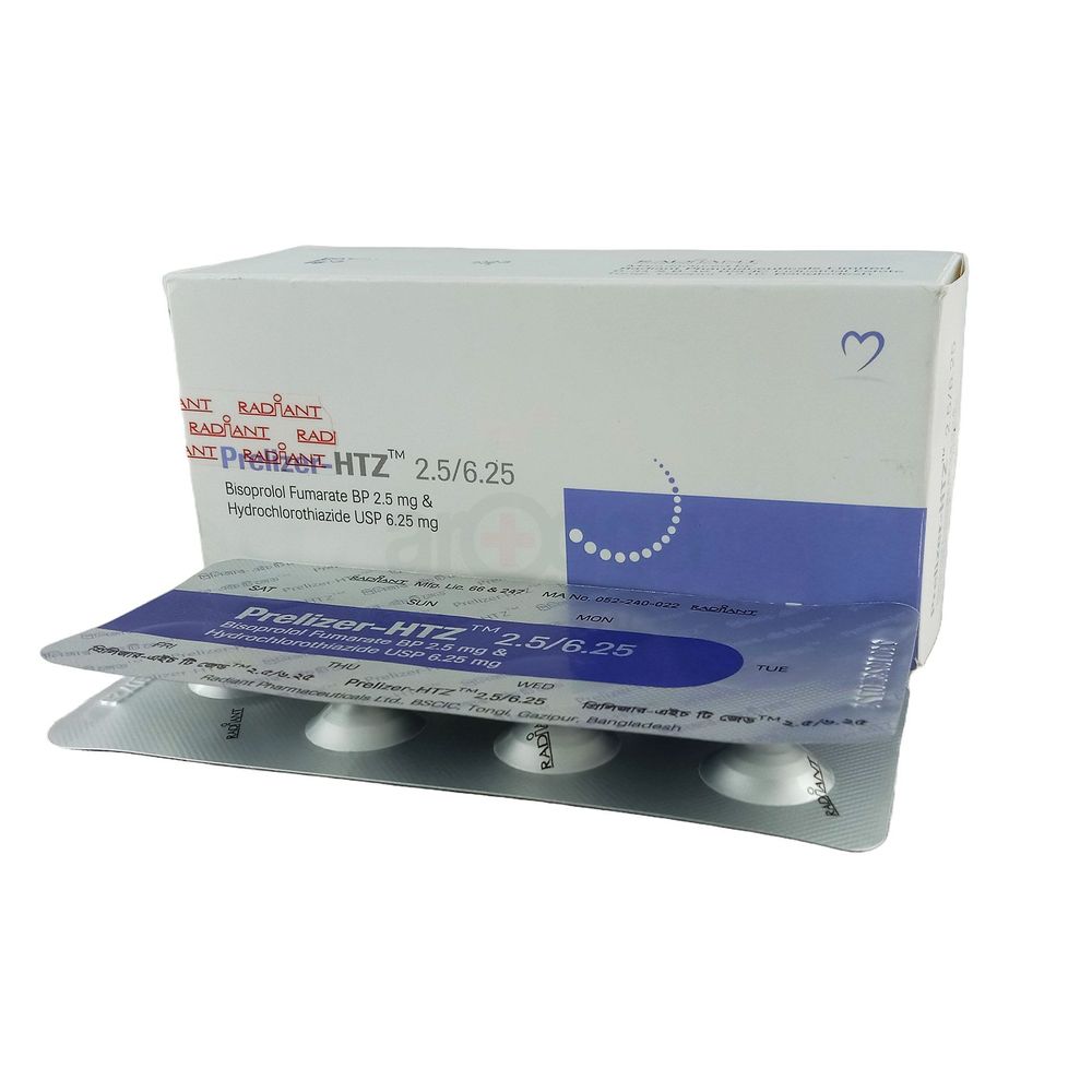 Prelizer HTZ 2.5mg+6.25 mg Tablet - Arogga Online Pharmacy