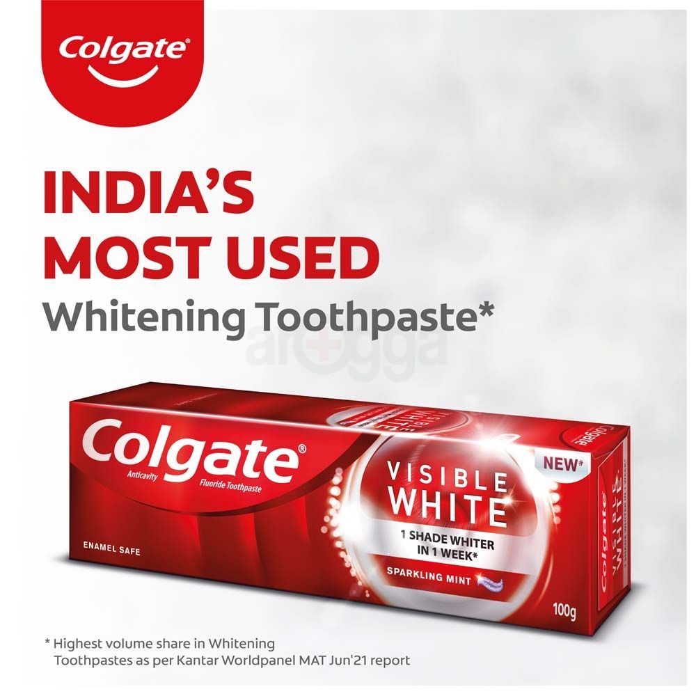 Colgate Visible White Toothpaste 200g - Arogga Beauty Store