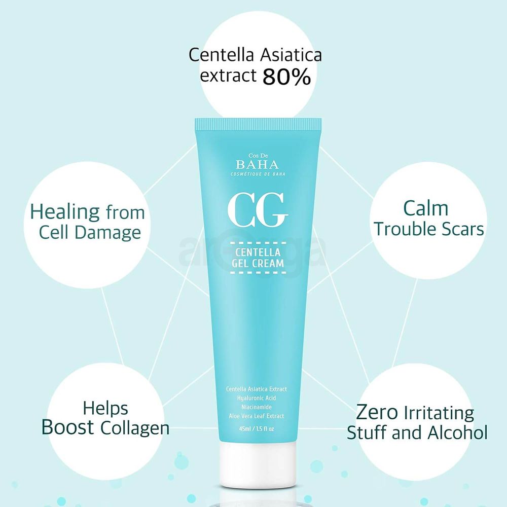 Cos De BAHA CG Centella Gel Cream - Arogga Beauty Store