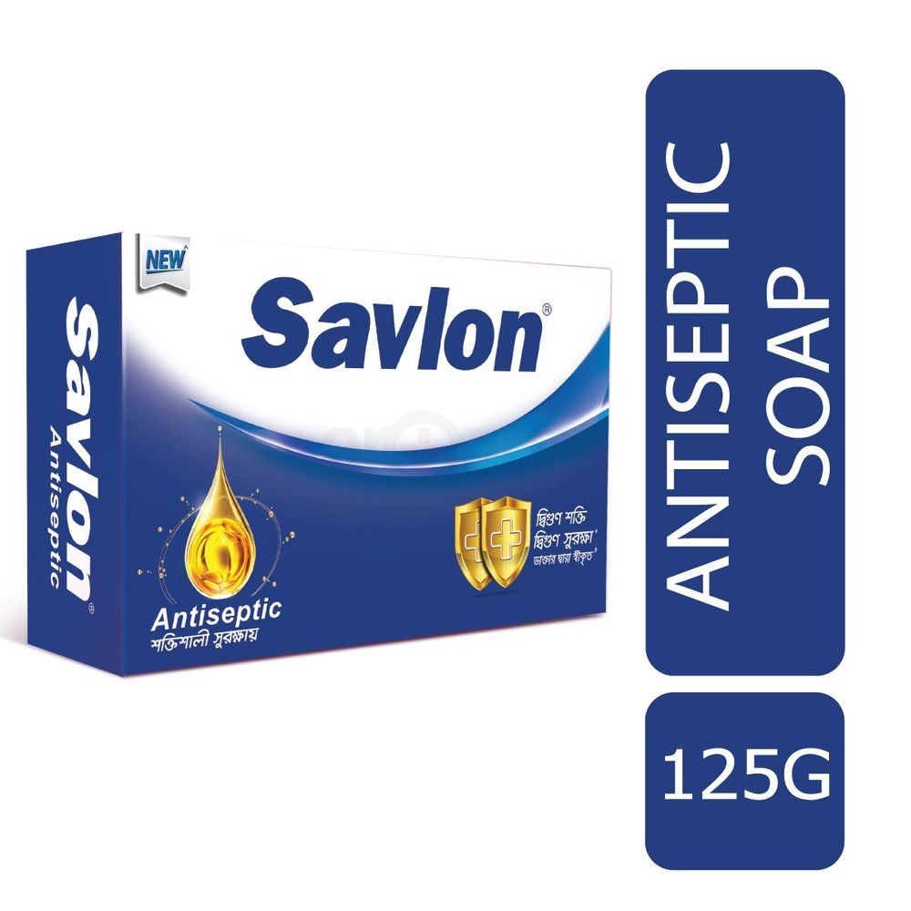 Savlon Antiseptic Soap 125g - Arogga Beauty Store