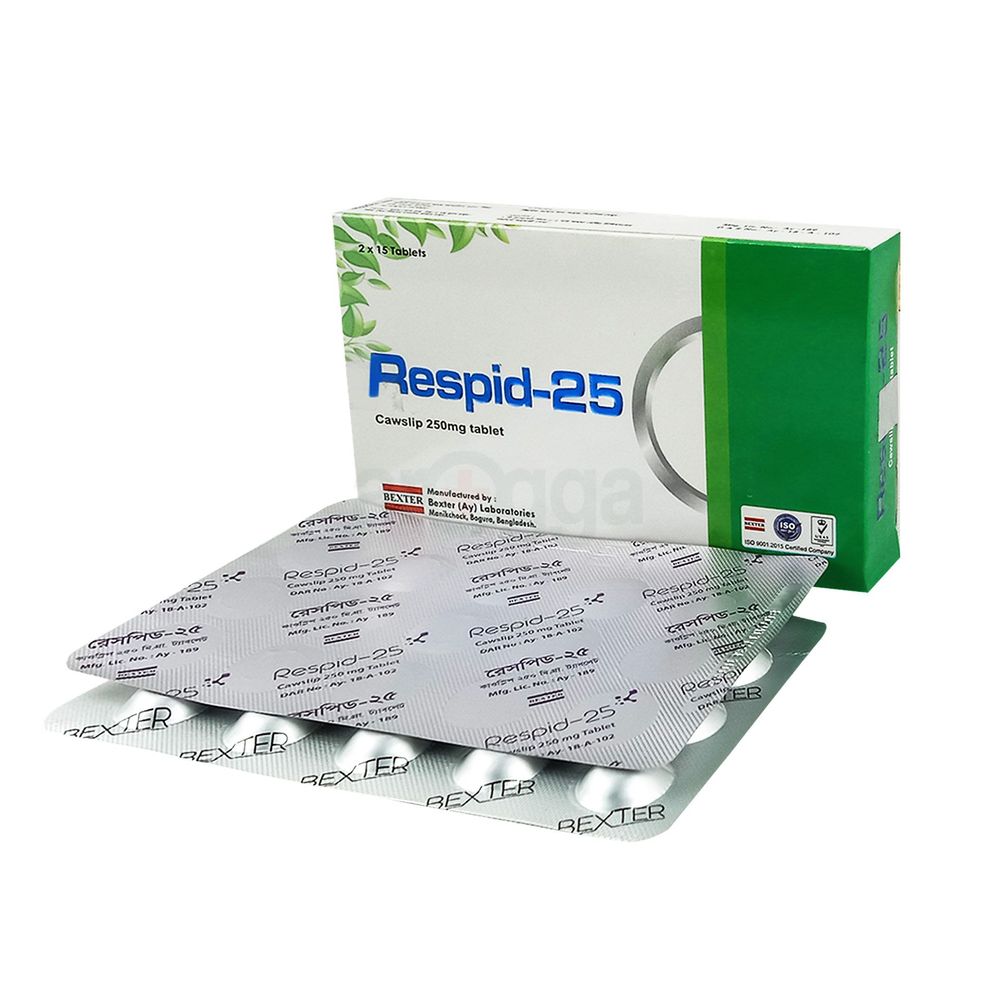 Respid-25 250mg tablet - Arogga Online Pharmacy