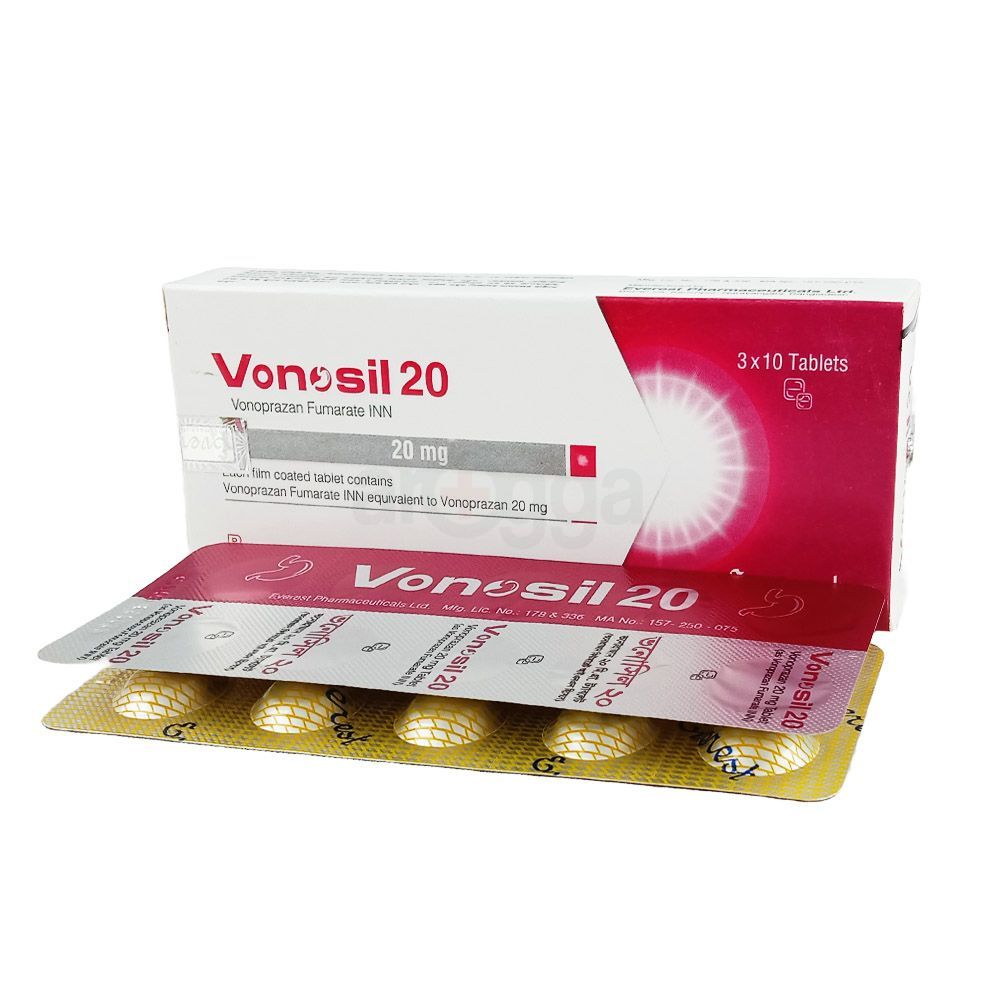 Vonosil 20mg Tablet - Arogga Online Pharmacy