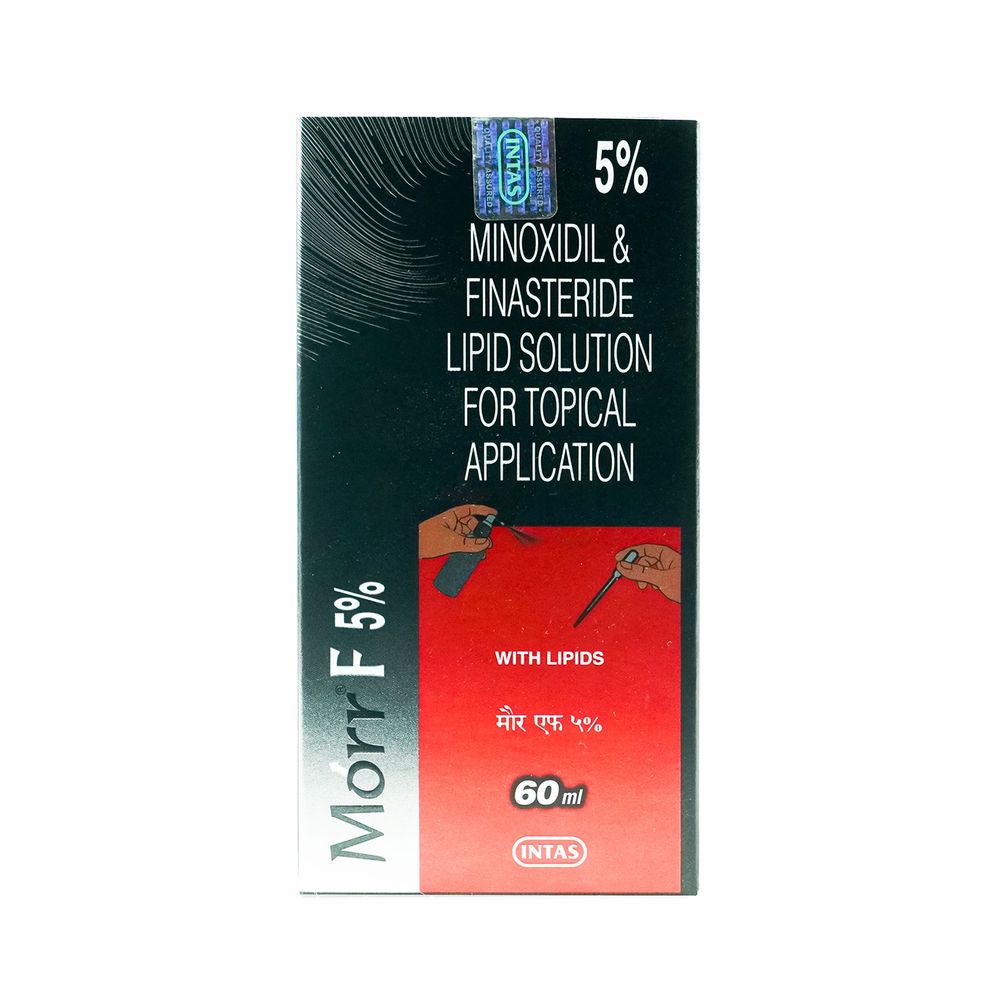 Morr F 5% Minoxidil & Finastride Lipid Solution For Topical Application ...