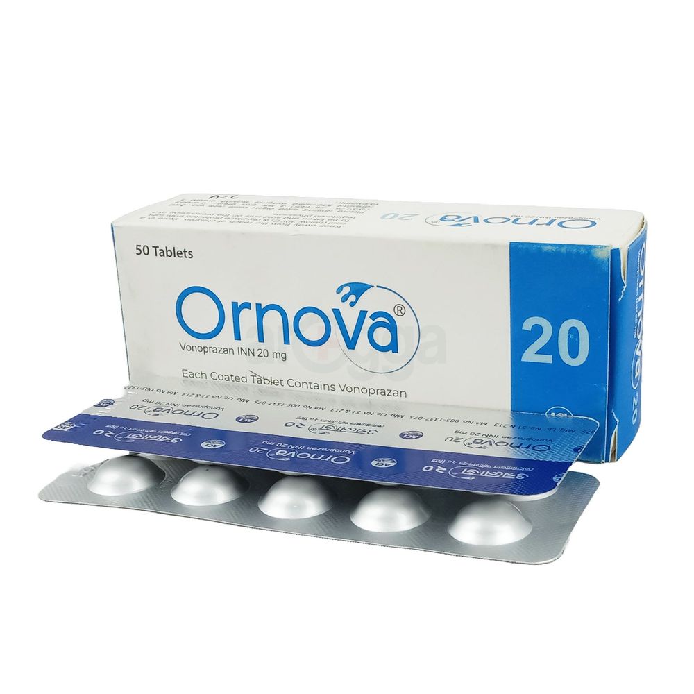 Ornova 20mg Tablet - Arogga Online Pharmacy