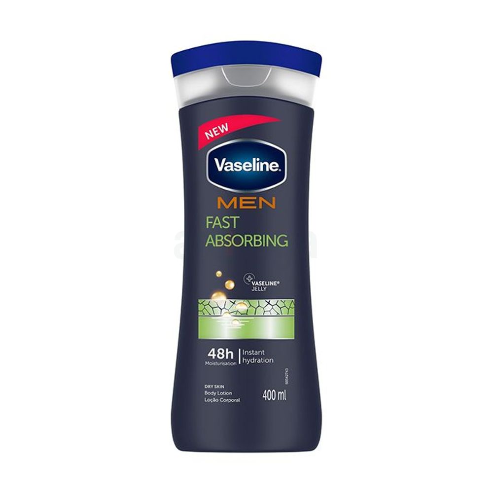 Vaseline Men Fast Absoring Instant Hydration Body Lotion for Dry Skin