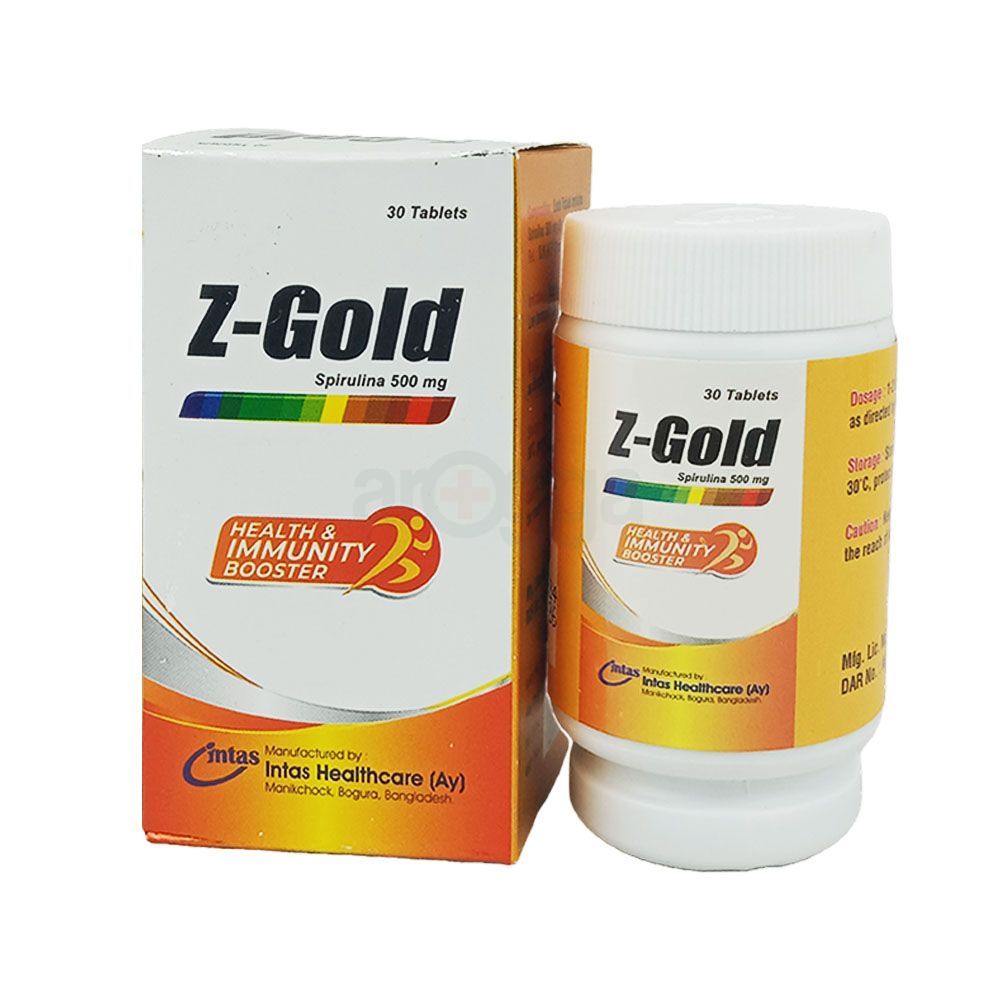 Z-Gold (30) 500mg Tablet - Arogga Online Pharmacy