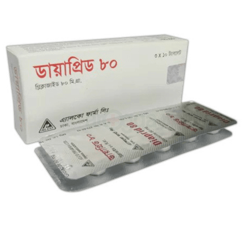 Diaprid 80mg Tablet - Arogga Online Pharmacy