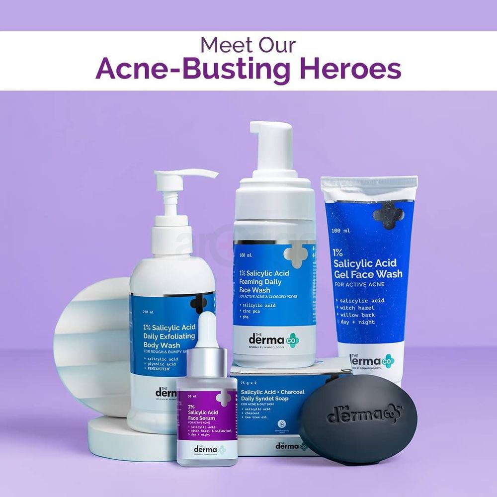 The Derma Co 2% Salicylic Acid Face Serum for Active Acne - Arogga ...