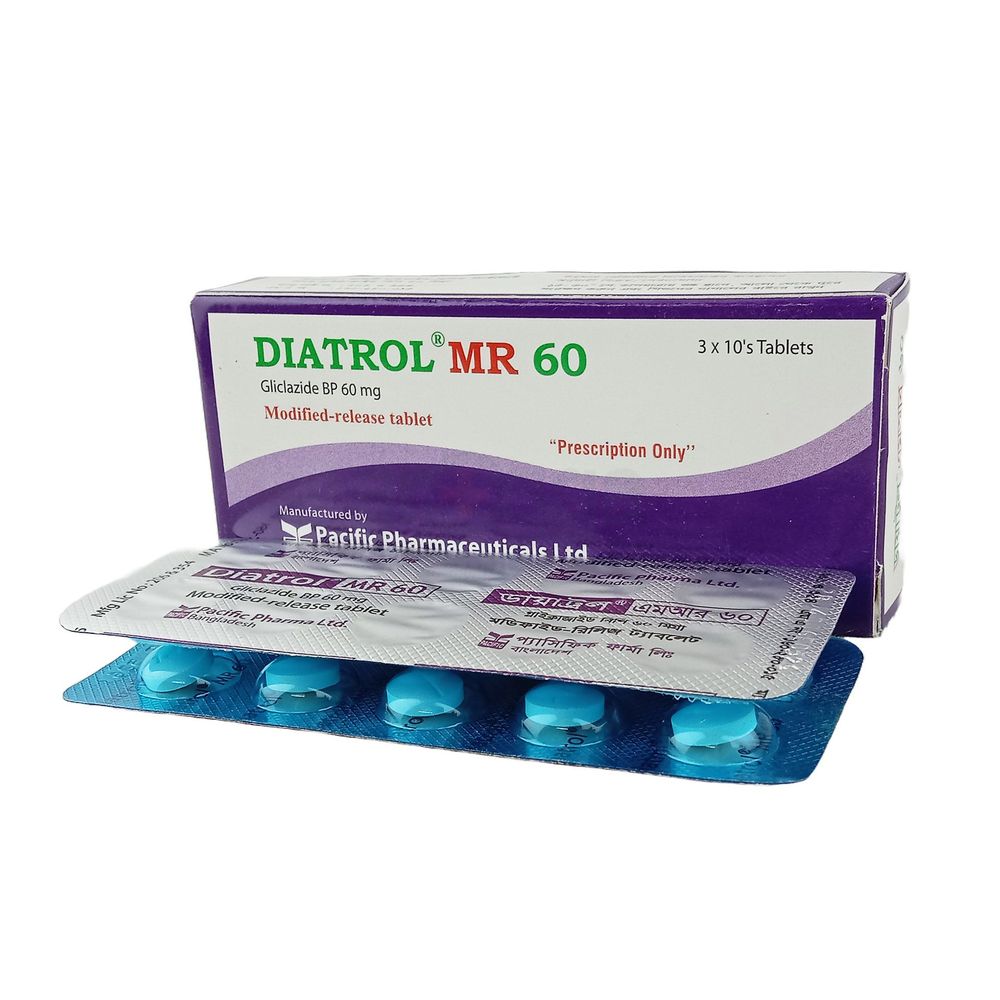 Diatrol MR 60mg Tablet - Arogga Online Pharmacy