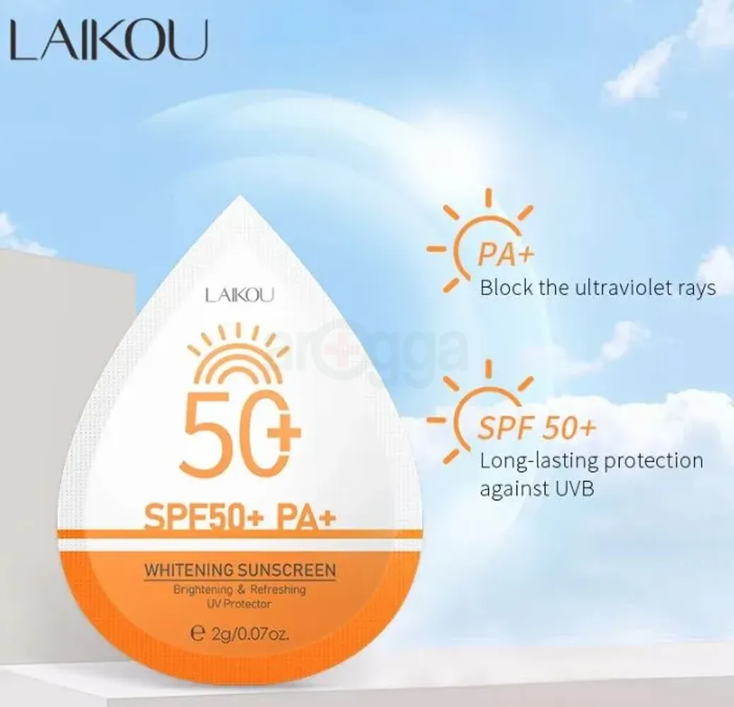 LAIKOU Whitening Sunscreen SPF 50+ PA+ - Arogga Beauty Store