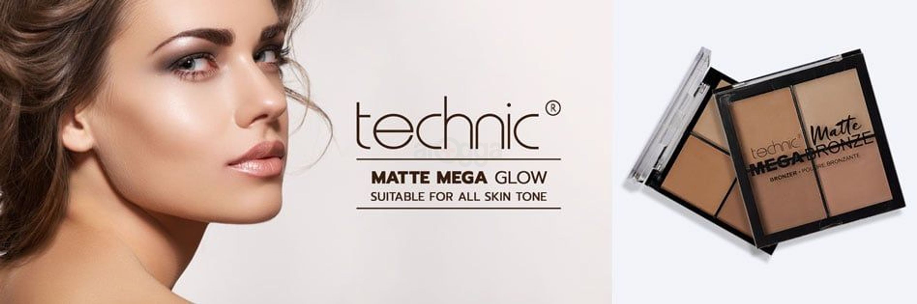 Technic Matte Mega Bronze 4 Palette Bronzer - Arogga Beauty Store