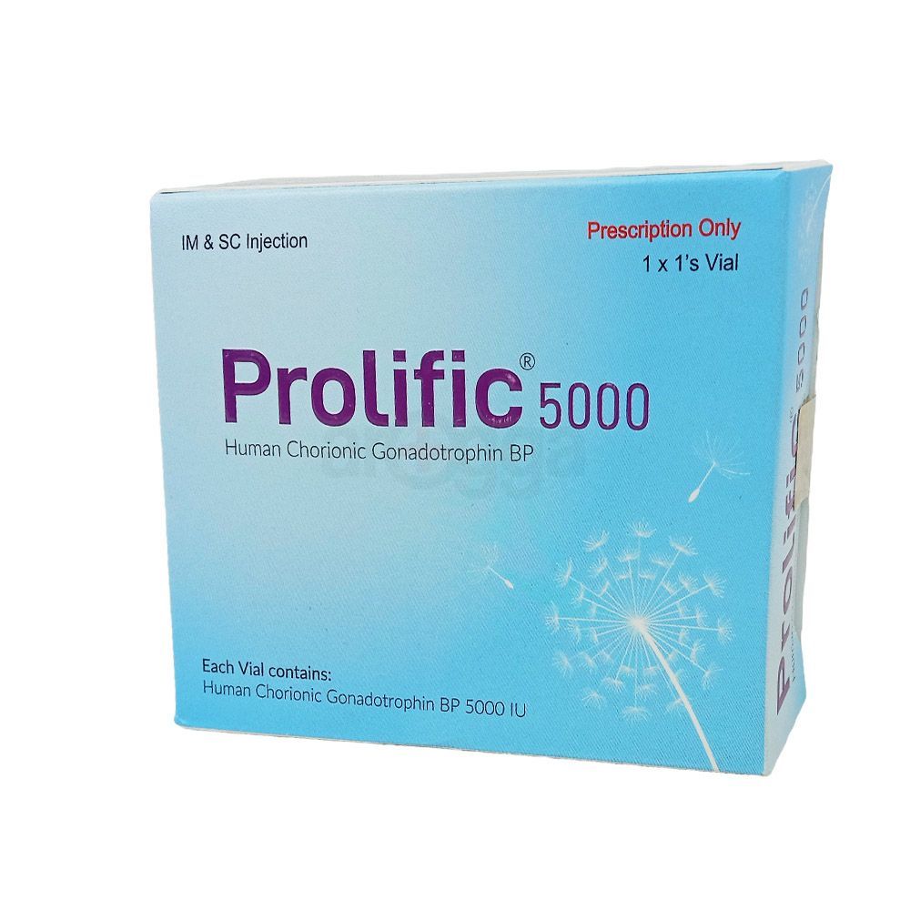 Prolific 5000IU Injection - Arogga Online Pharmacy