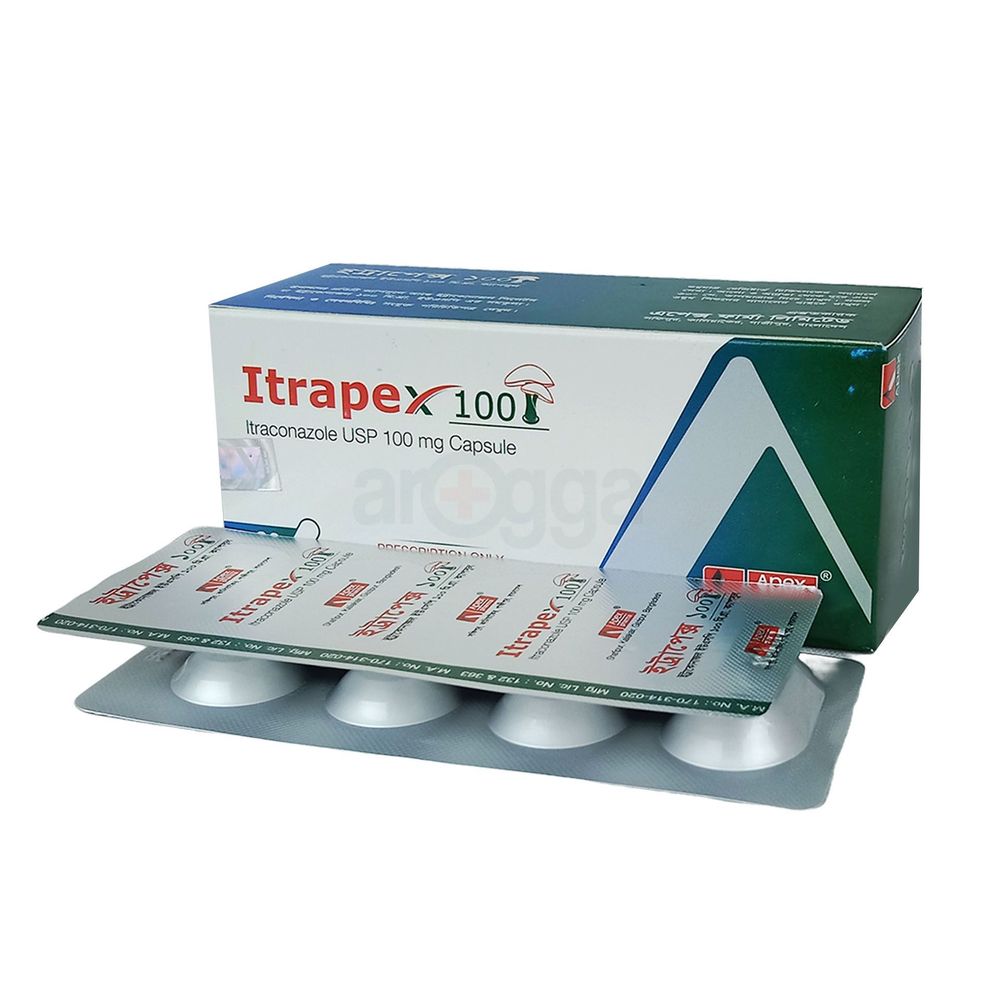 Itrapex 100mg Capsule - Arogga Online Pharmacy