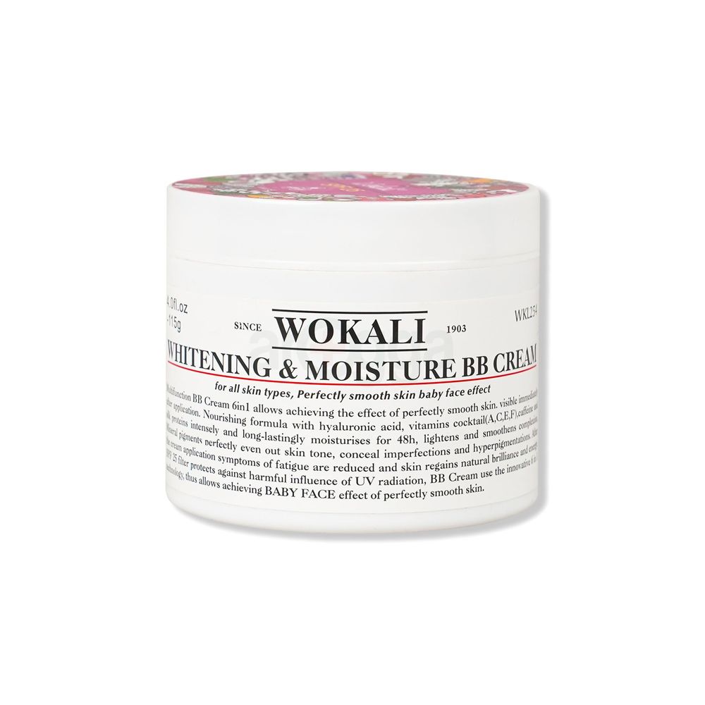 Wokali Whitening & Moisture BB Cream Pink - SPF 25 - Arogga Beauty Store