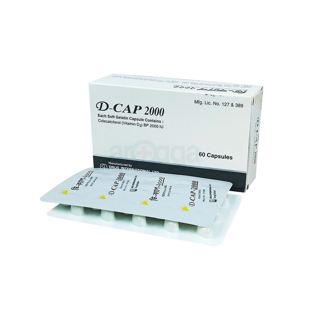 D-Cap 2000 2000IU Capsule - Arogga Online Pharmacy