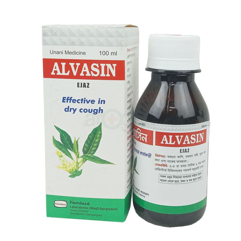 Alvasin 100ml 100ml syrup - Arogga Online Pharmacy