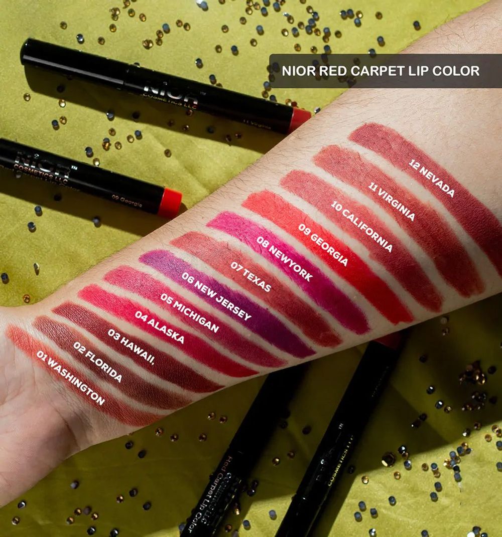 NIOR Red Carpet Lip Color 12 Nevada - Arogga Beauty Store