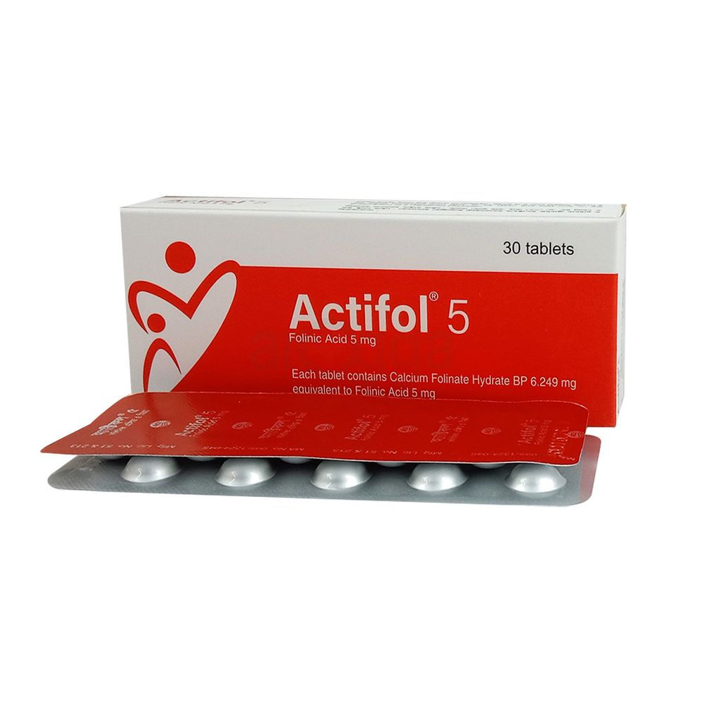 Actifol 5mg Tablet - Arogga Online Pharmacy