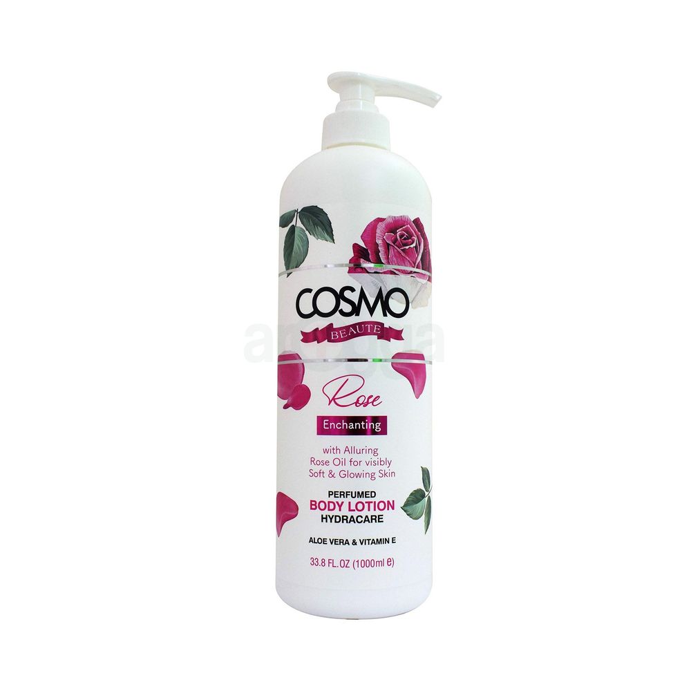 Cosmo Beaute Enchanting Rose Perfumed Body Lotion with Aloevera and ...