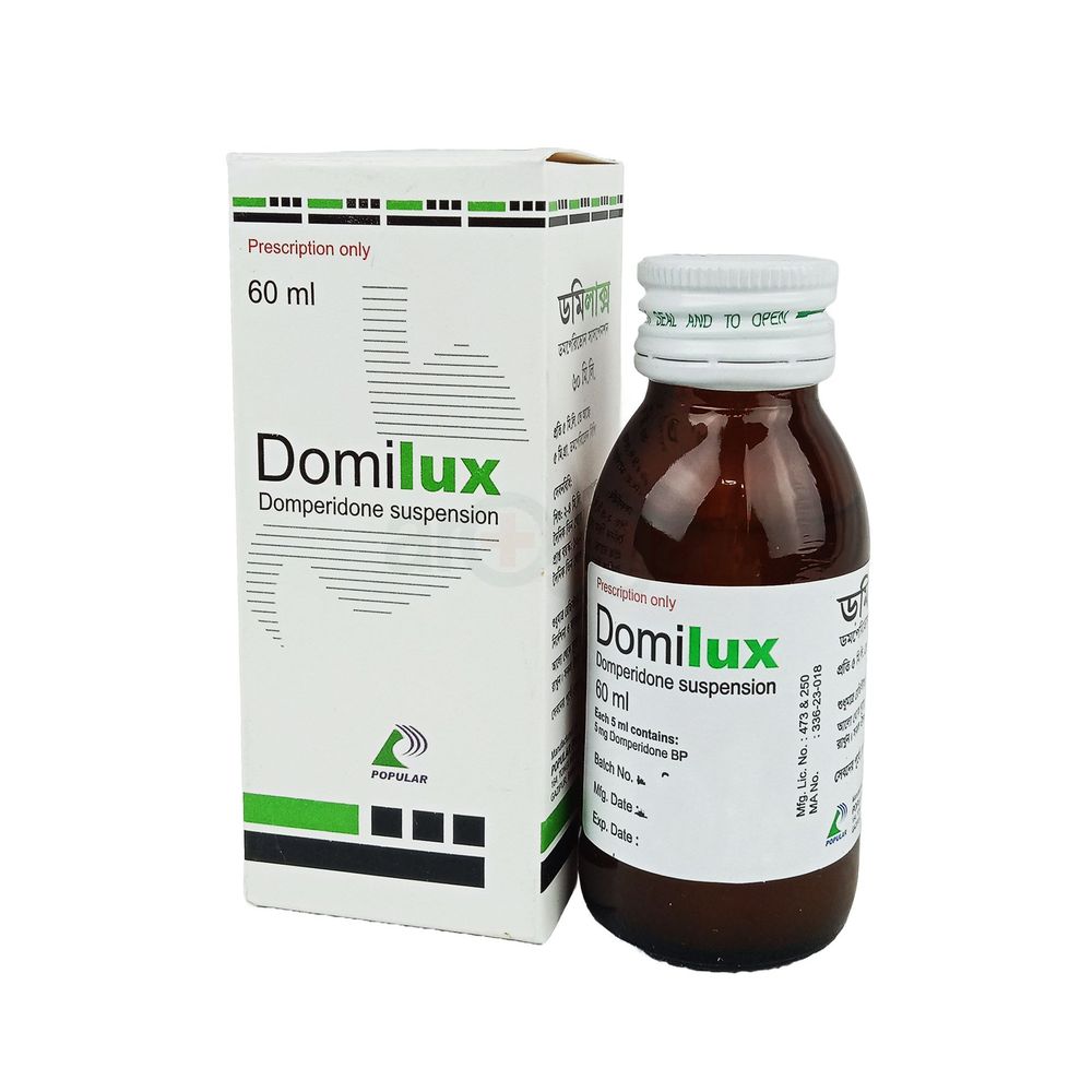 Domilux 5mg/5ml Suspension - Arogga Online Pharmacy