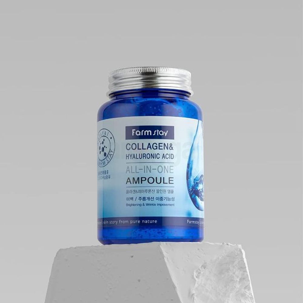 Farm Stay Collagen & Hyaluronic Acid All in One Ampoule - Arogga Beauty ...