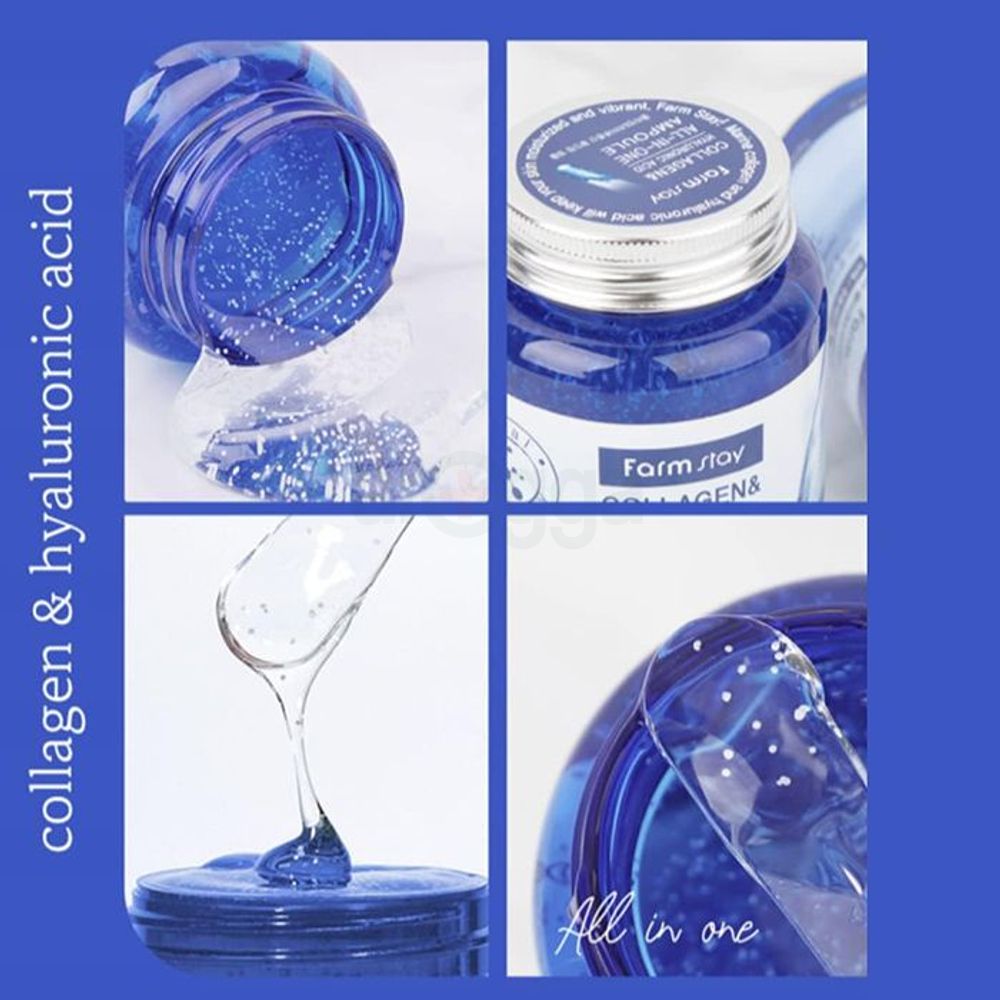 Farm Stay Collagen & Hyaluronic Acid All in One Ampoule - Arogga Beauty ...