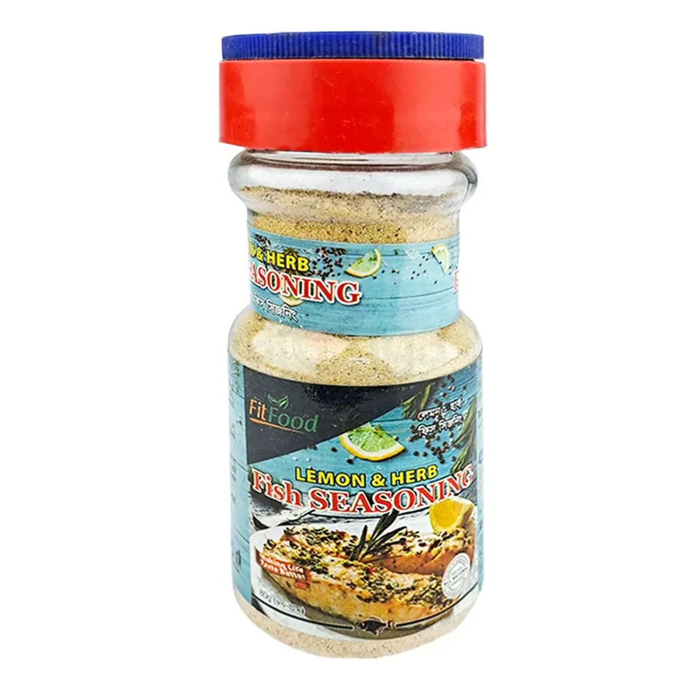 Fit Food Wellness Lemon & Herb Fish Seasoning 80g - Arogga Ltd
