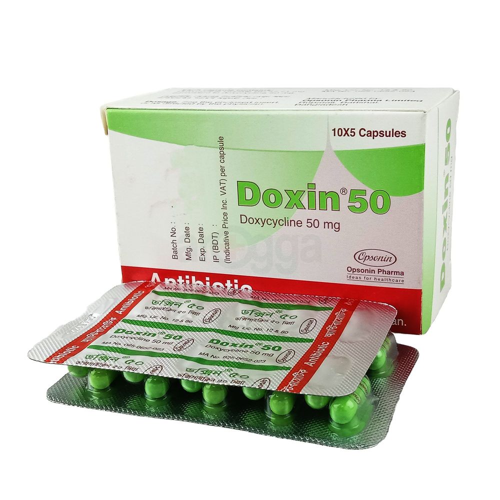 Doxin 50mg Capsule - Arogga Online Pharmacy