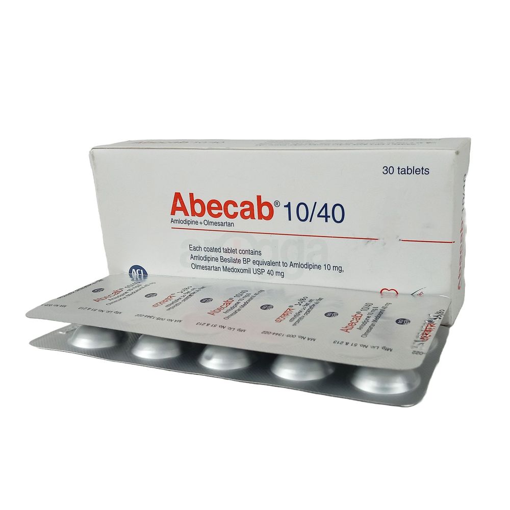 Abecab 10/40 10mg+40mg Tablet - Arogga Online Pharmacy