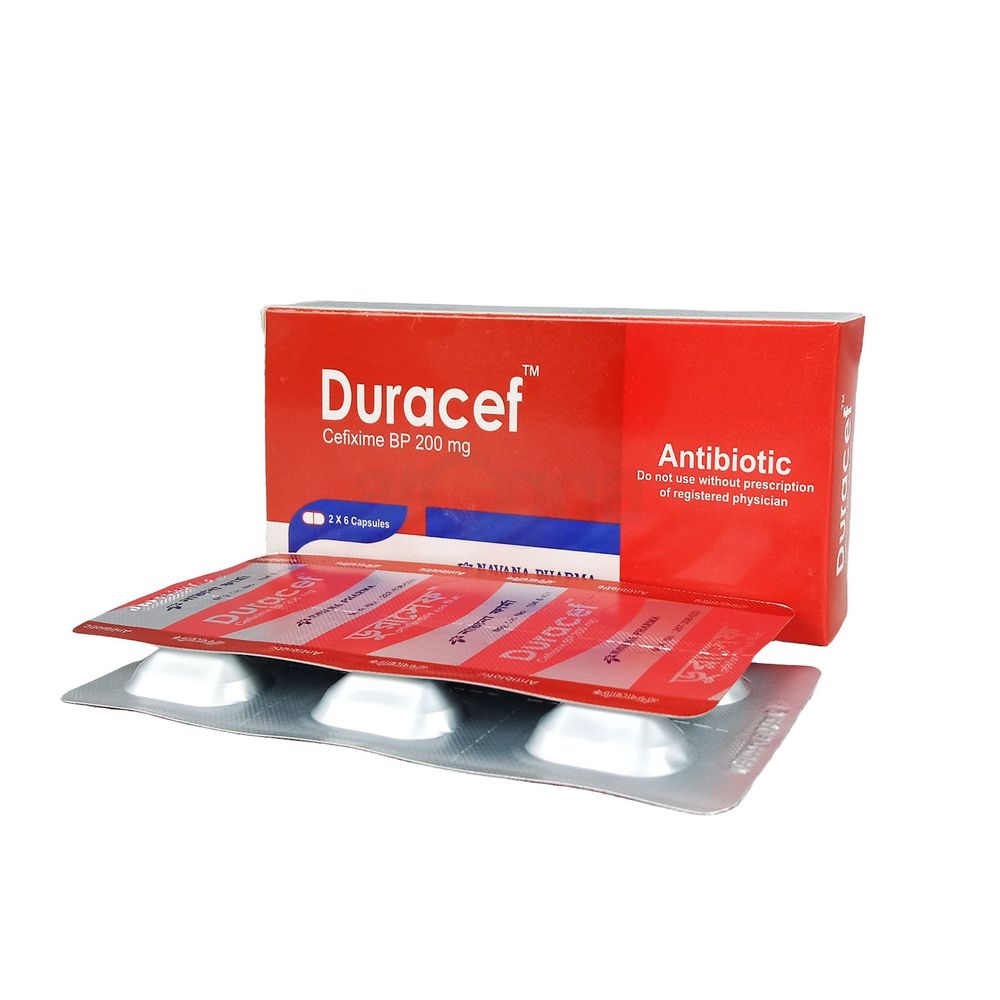 Duracef 200mg Capsule - Arogga Online Pharmacy