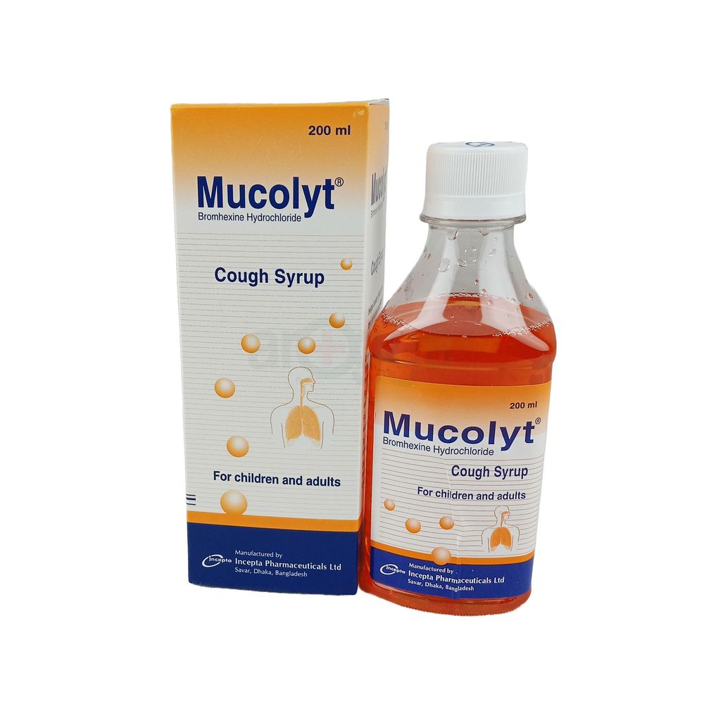 Mucolyt 4mg/5ml Syrup - Arogga Online Pharmacy