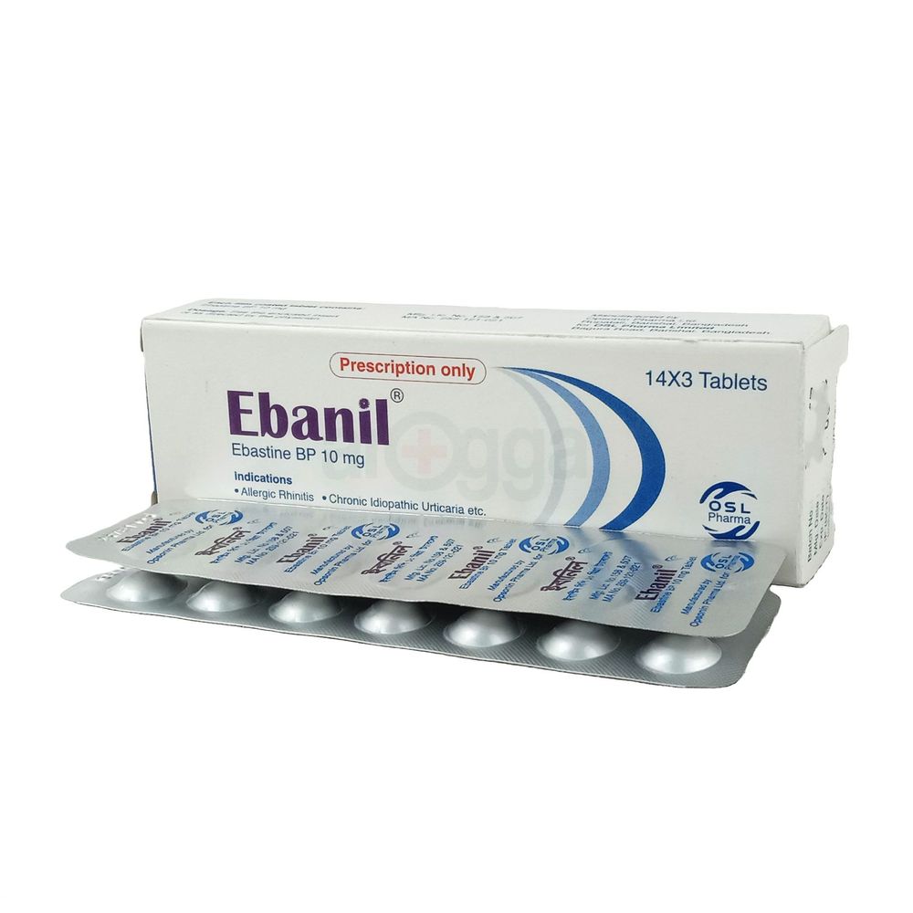 Ebanil 10mg Tablet - Arogga Online Pharmacy