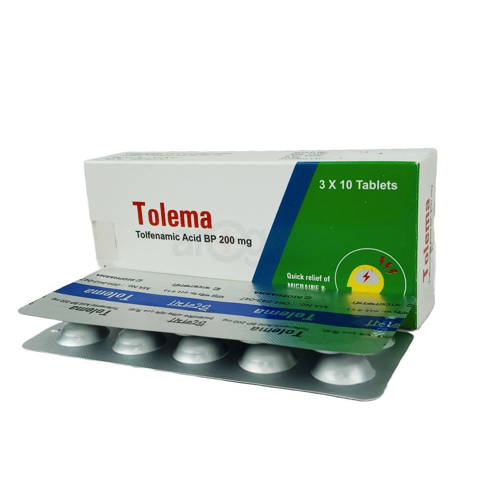Tolema 200mg Tablet - Arogga Online Pharmacy