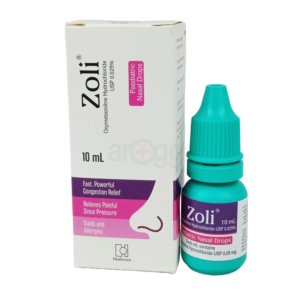 Zoli 0.025% 0.025% Nasal Drops - Arogga Online Pharmacy