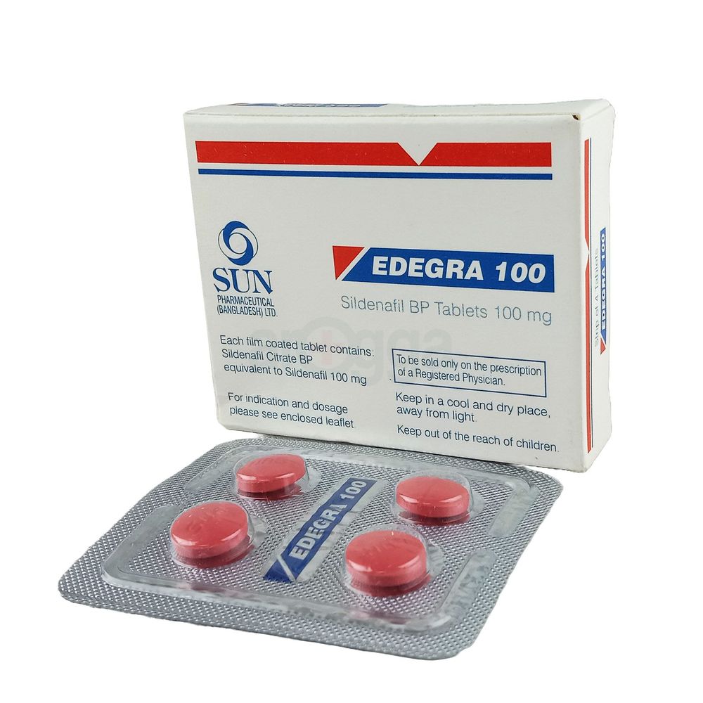 Edegra 100mg Tablet - এডিগ্রা ১০০ - Arogga Online Pharmacy
