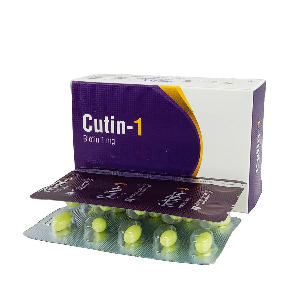 Cutin 1 1000mcg capsule - Arogga Online Pharmacy
