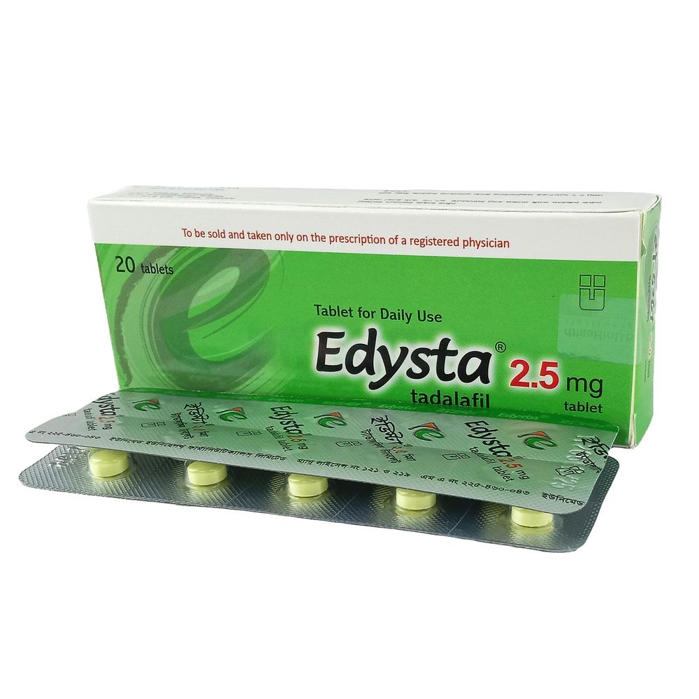 Edysta 2.5 2.5mg Tablet - Arogga Online Pharmacy