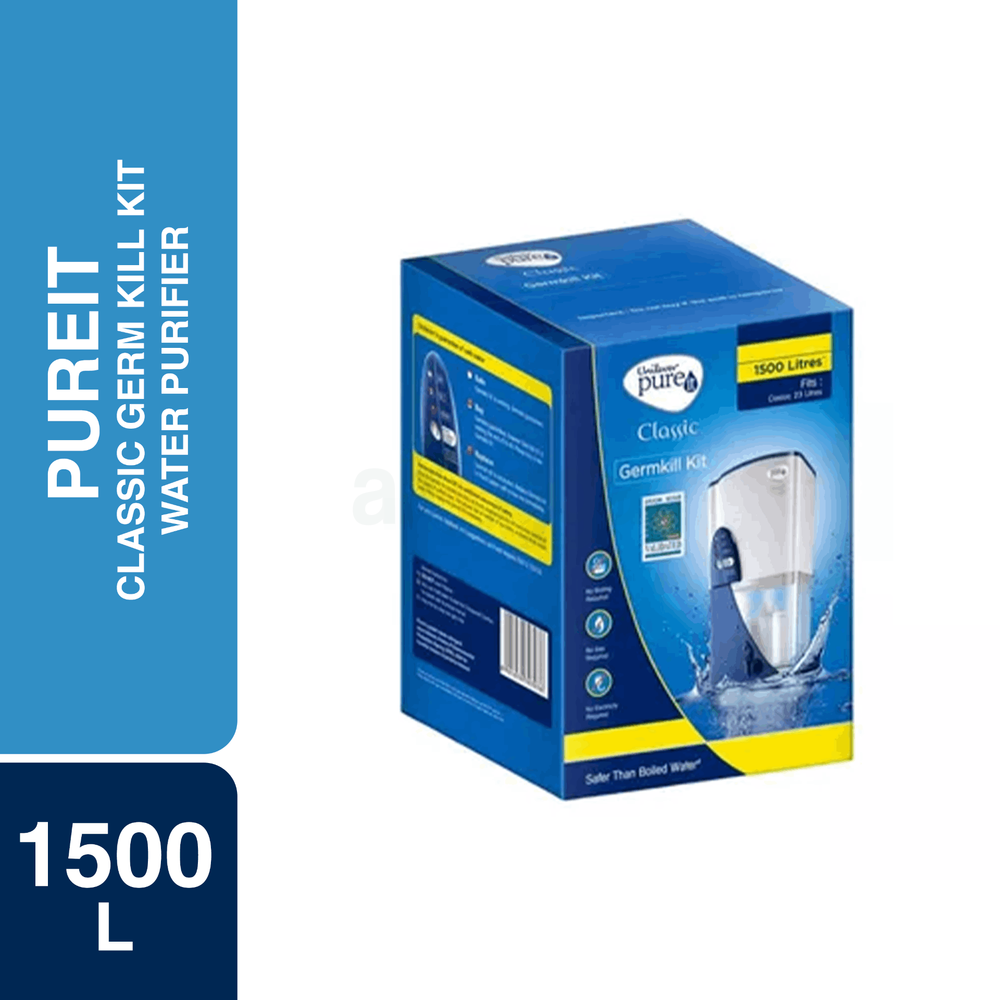 Unilever Pureit Classic Germ Kill Kit 1500L (Water Purifier) - Arogga ...