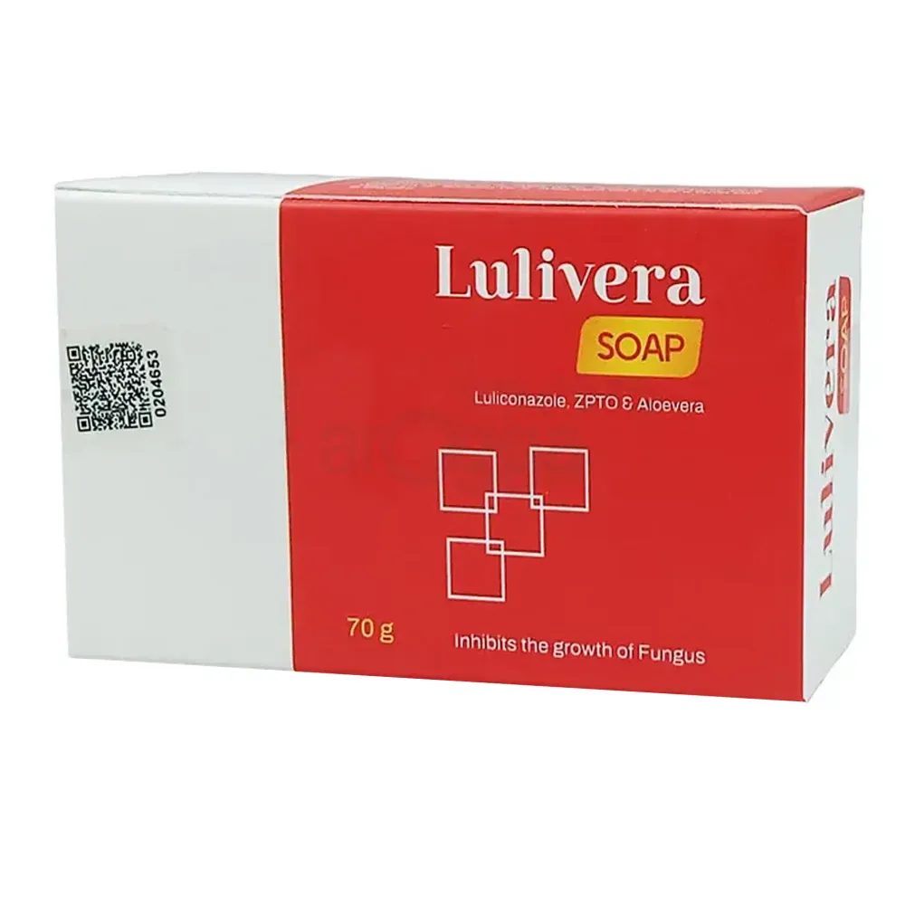 Lulivera Soap (Luliconazole,ZPTO & Alovera) 70gm price in Bangladesh ...