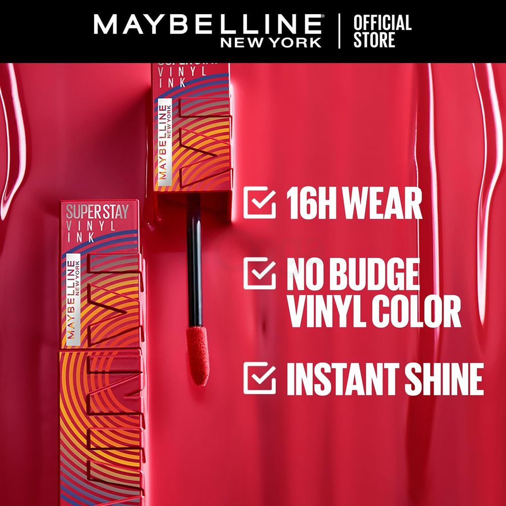 Maybelline New York SuperStay Vinyl Ink Liquid Lipstick - 30 Unrivaled ...