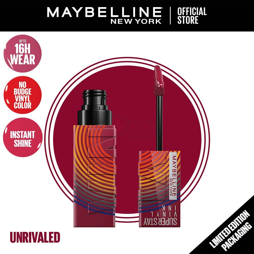 Maybelline New York SuperStay Vinyl Ink Liquid Lipstick - 30 Unrivaled ...