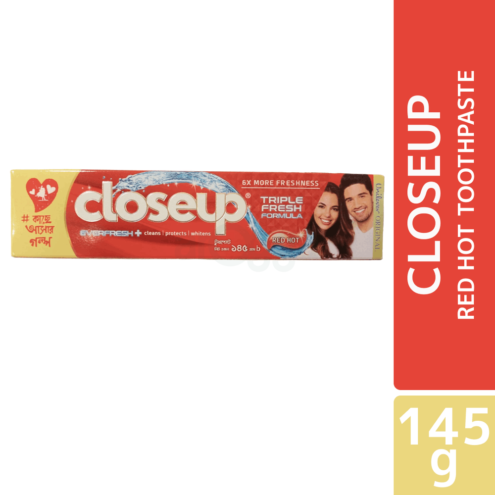 Closeup Toothpaste Red Hot 145g - Arogga Beauty Store