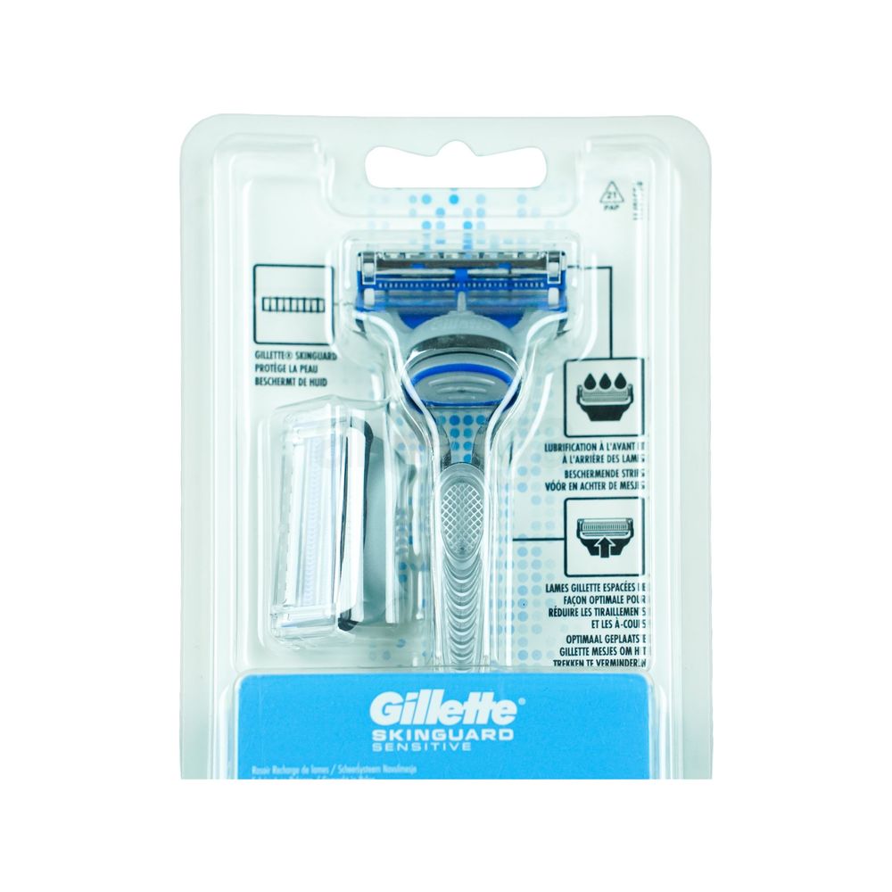 Gillette SkinGuard Sensitive Skin Flexball Razor For Men 1 Skinguard ...
