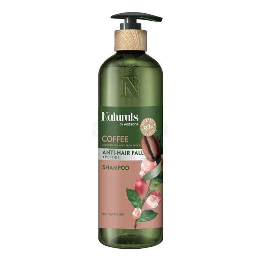 Naturals by Watsons Anti-Hair Fall + Peptide Coffee Shampoo for Thin ...